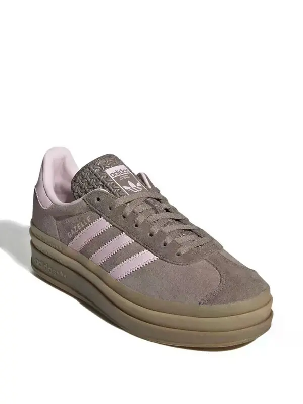 Adidas Gazelle Bold Suede Platform Sneakers - Brown