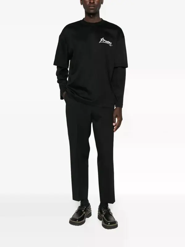 Études Studio Double-sleeves Cotton T-shirt
