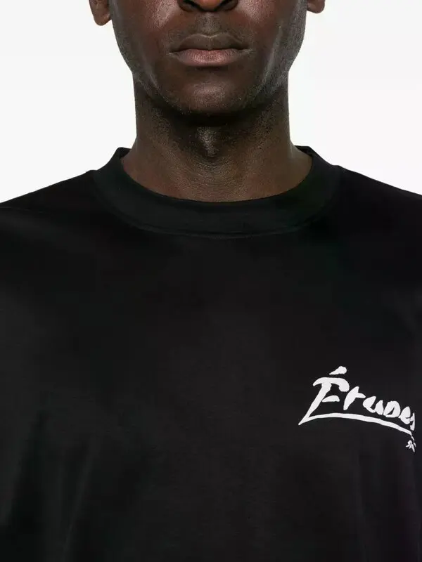 Études Studio Double-sleeves Cotton T-shirt