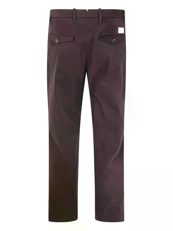 NINE:INTHE:MORNING Button-fastening Cotton Trousers - Brown