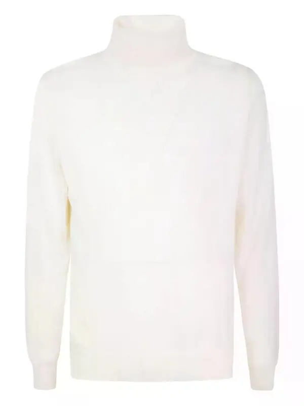 FILIPPO DE LAURENTIIS Wool Turtleneck Sweater - White