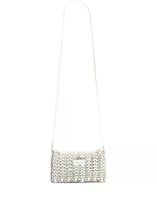 Rabanne 1969 Metallic-link Cross Body Bag - Silver