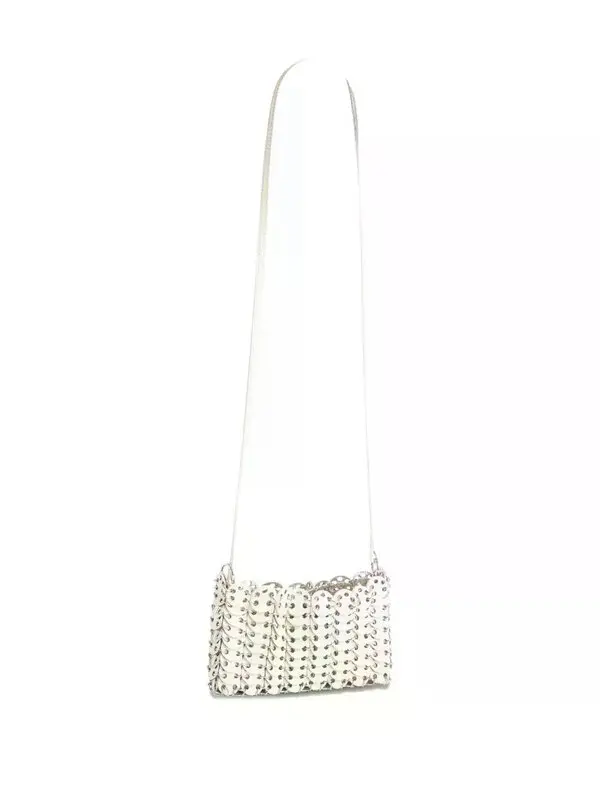 Rabanne 1969 Metallic-link Cross Body Bag - Silver