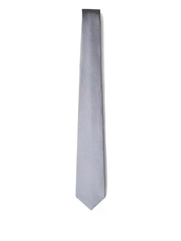 FRANZESE COLLECTION Silk Neck Tie - Grey
