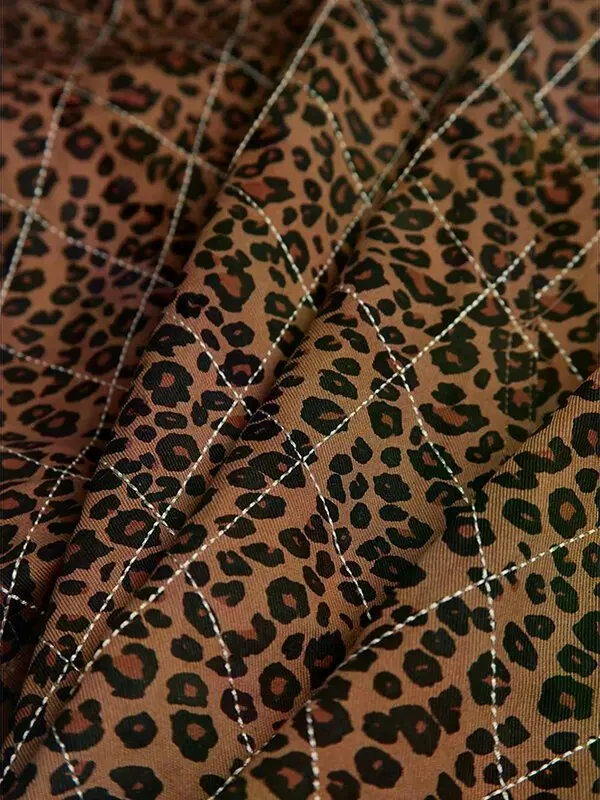ADVISORY BOARD CRYSTALS Leopard-print Cargo Trousers