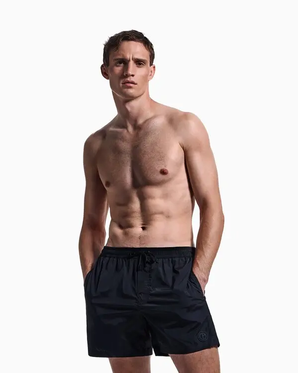 Giorgio Armani Swim Trunks - Black