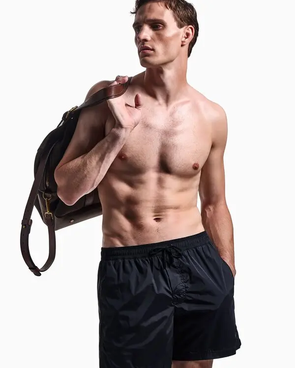 Giorgio Armani Swim Trunks - Black