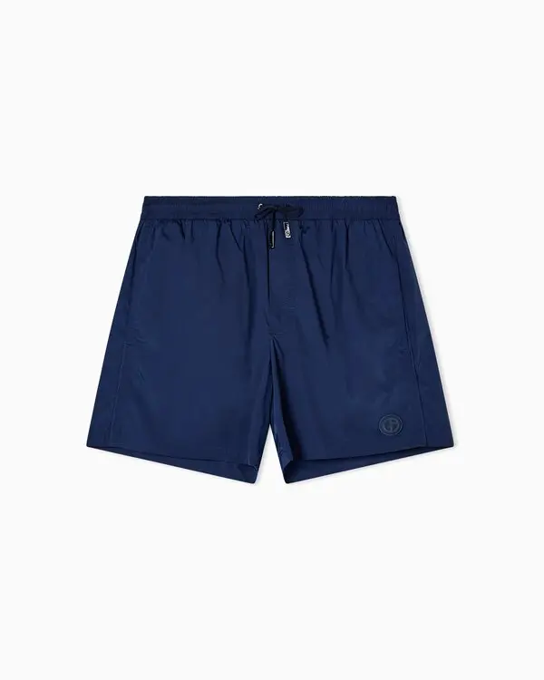 Giorgio Armani Swim Trunks - Navy_blue