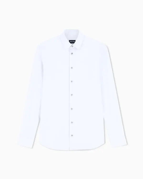 Giorgio Armani Classic Stretch Button-down - Light_blue