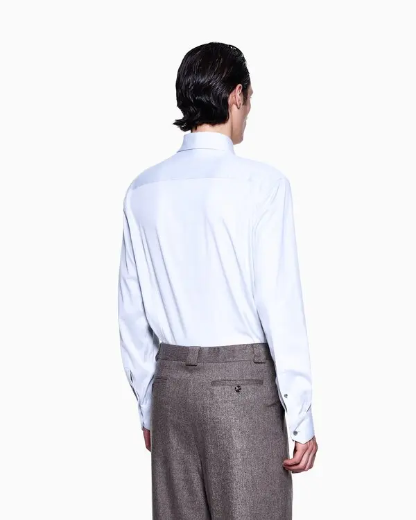 Giorgio Armani Classic Stretch Button-down - Light_blue