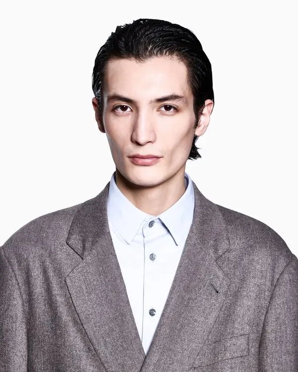 Giorgio Armani Classic Stretch Button-down - Light_blue