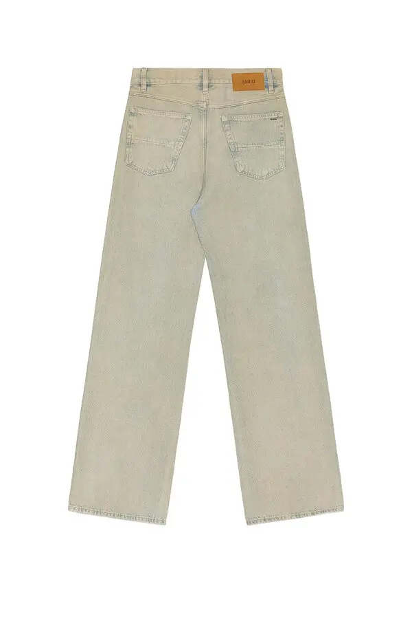 Amiri Washed Baggy Jeans - Indigo Desert