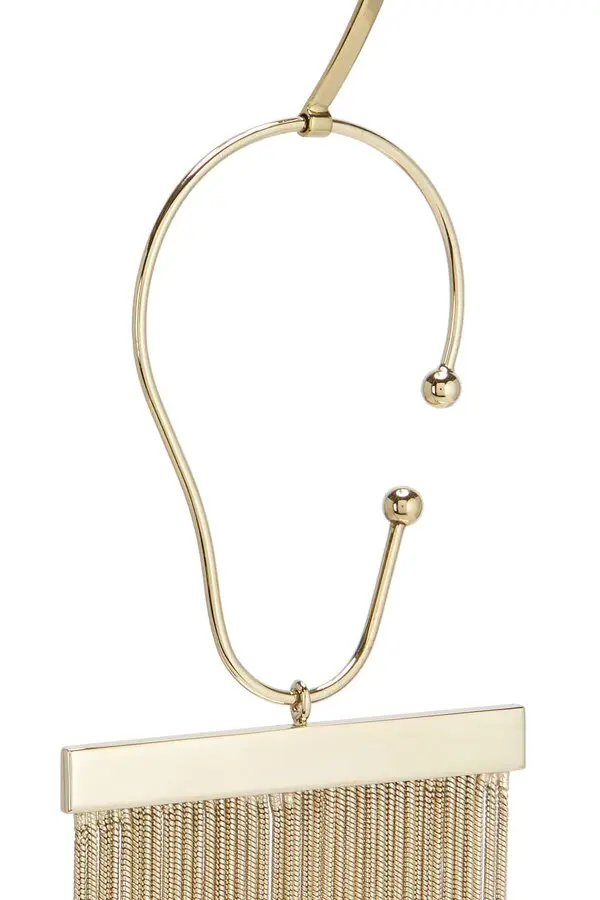 Alaïa Metallic Gold Headpiece