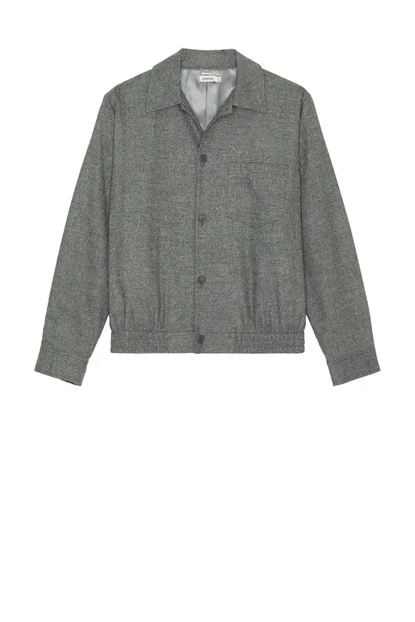 Simkhai Ernie Blouson Shirt Jacket - Charcoal Melange