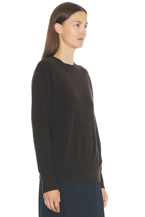 THE ROW Leilani Sweater - Brown Melange