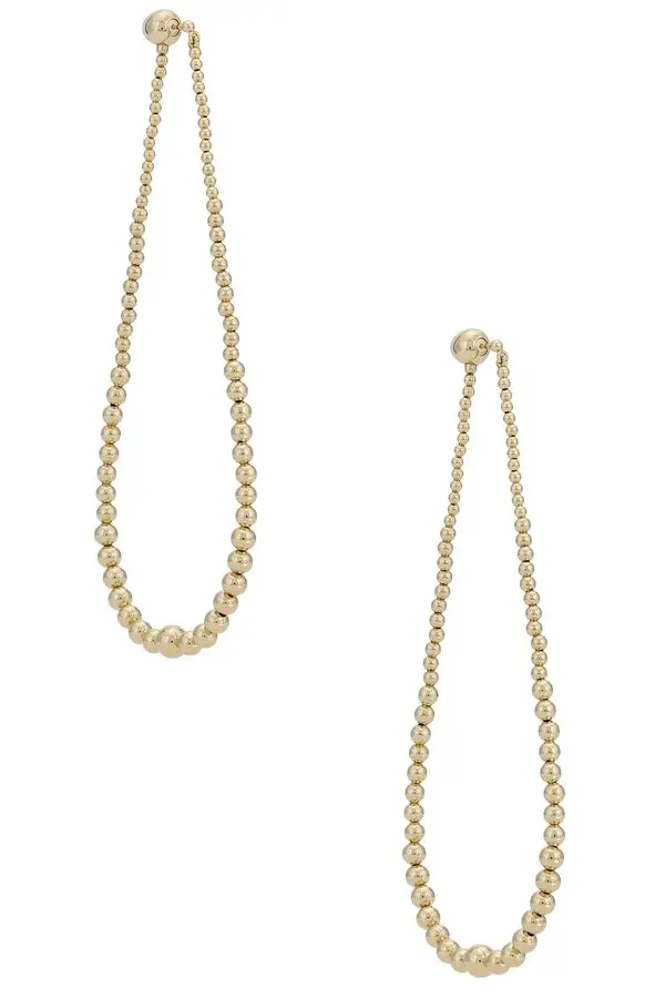 Alaïa Long Dangle Earrings - Or Clair