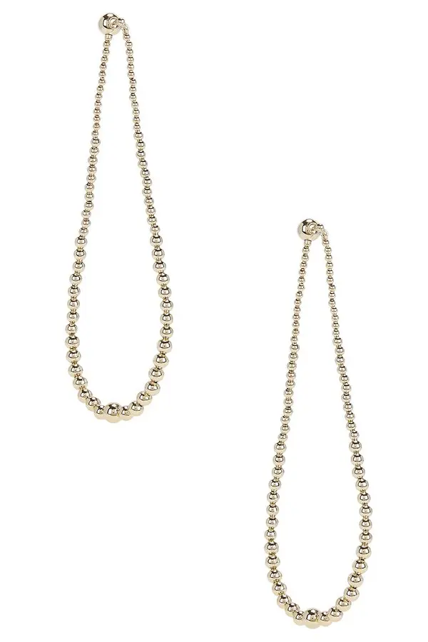 Alaïa Long Dangle Earrings - Or Clair