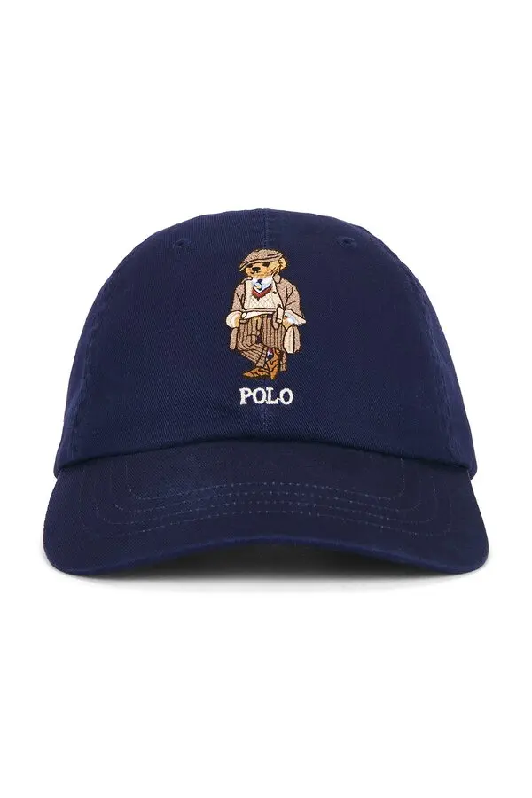 Polo Ralph Lauren Classic Twill Novelty Bear Sport Cap - Newport Navy