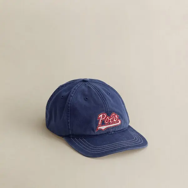 Ralph Lauren C. 1999 Logo-patch Ball Cap - Blue