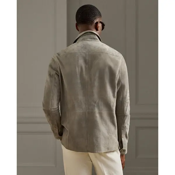 Ralph Lauren Calloway Suede Shirt Jacket