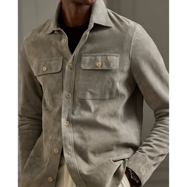 Ralph Lauren Calloway Suede Shirt Jacket
