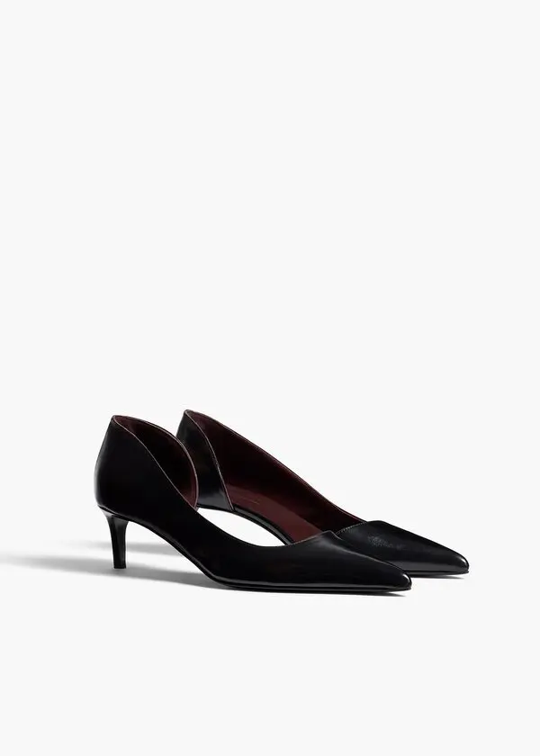 Khaite Jett D'orsay Low Pump - Black