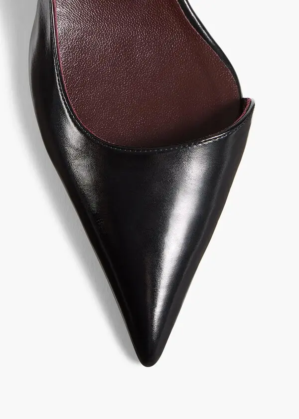 Khaite Jett D'orsay Low Pump - Black