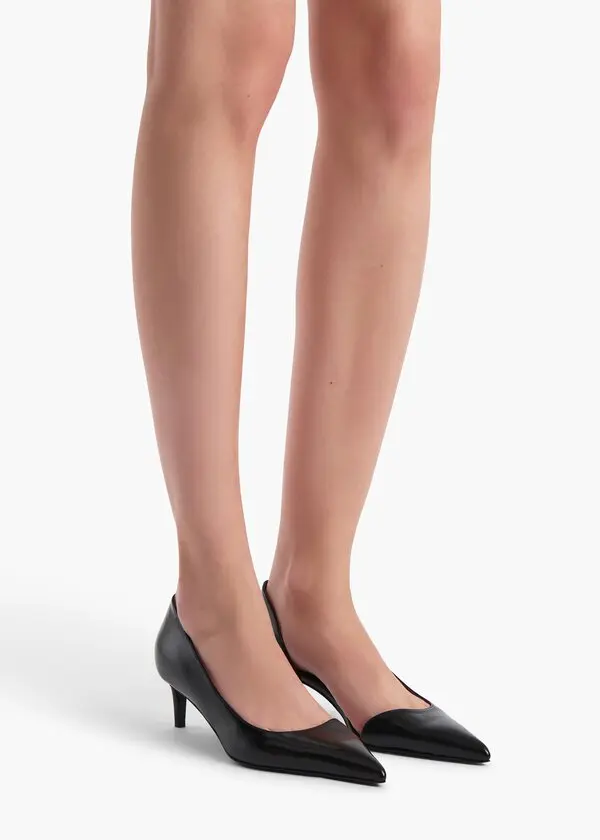 Khaite Jett D'orsay Low Pump - Black