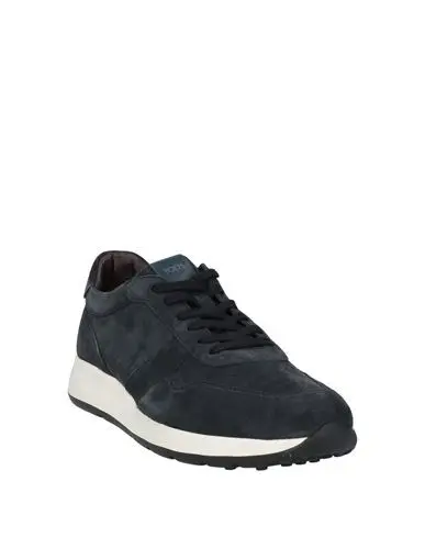 TOD'S Leather Low-top Sneakers - Navy