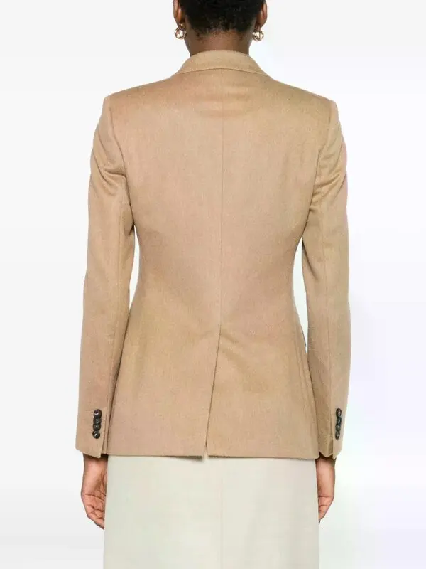 Tagliatore Camel Hair Single-breasted Blazer