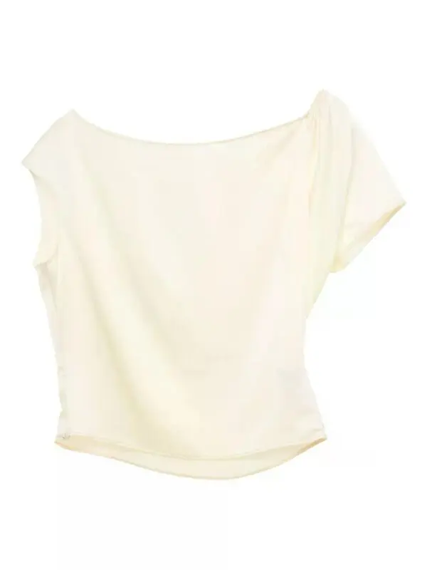 YANGKEHAN Draped One-shoulder Top
