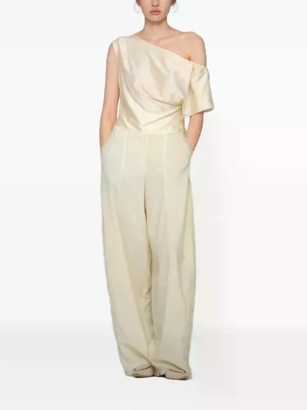 YANGKEHAN Draped One-shoulder Top
