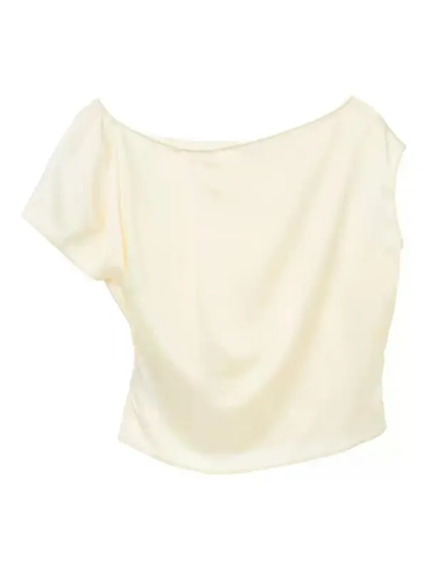 YANGKEHAN Draped One-shoulder Top