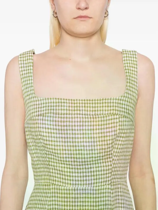 Reformation Celosia Dress In Green | Editorialist