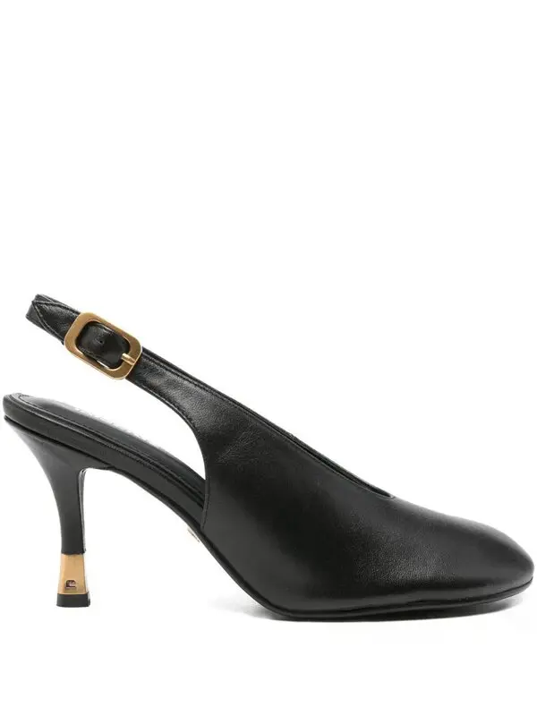 Lola Cruz Leather Slingback Pumps