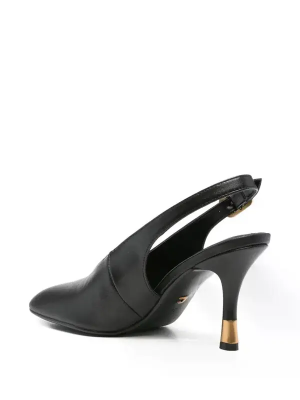 Lola Cruz Leather Slingback Pumps
