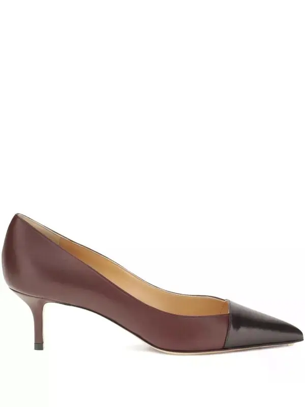 FRANCESCO RUSSO 55mm Leather Pointed-toe Pumps