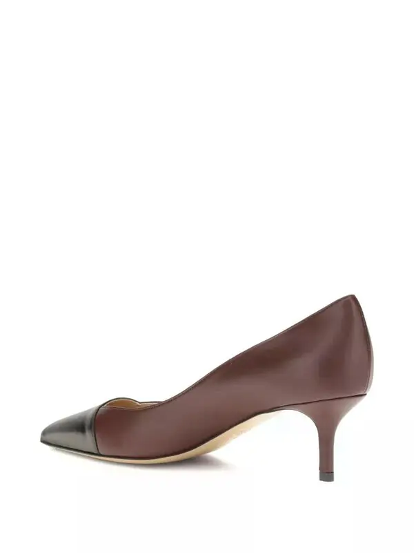 FRANCESCO RUSSO 55mm Leather Pointed-toe Pumps