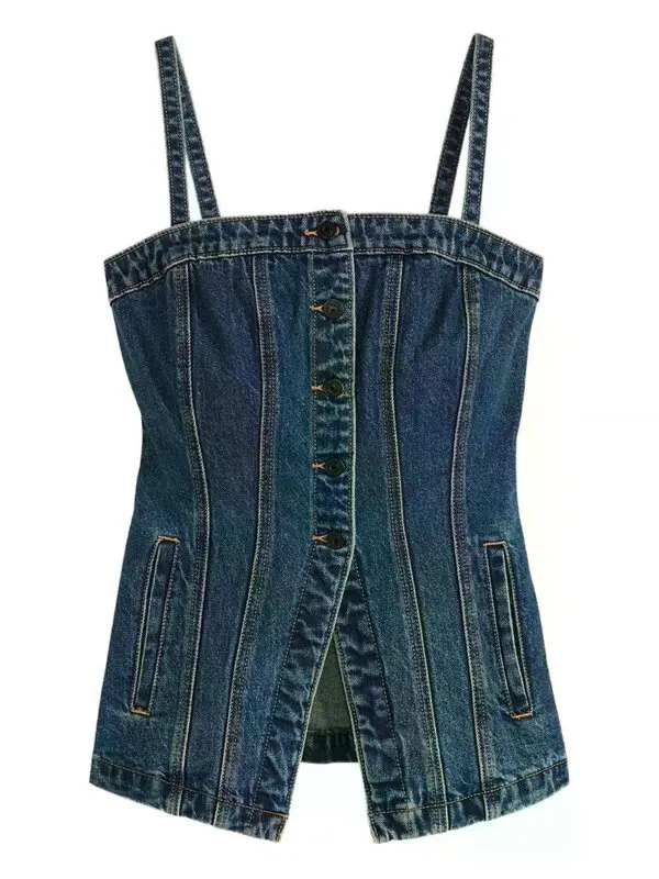 LEVI'S Button-front Denim Top