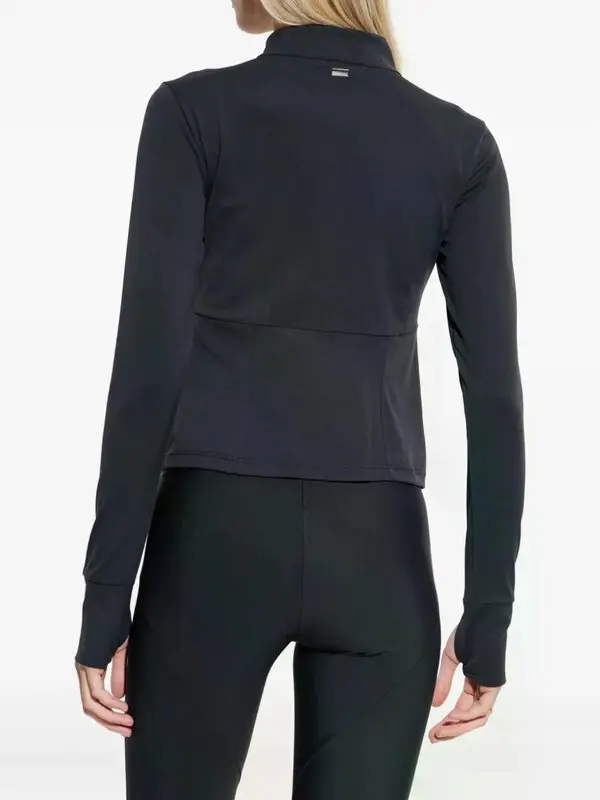 RETHINKIT STUDIOS Half-zip-neck Top - Black
