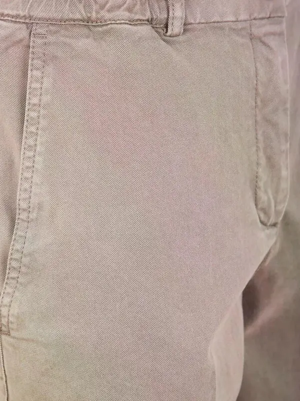Seventy Elastic-waistband Cotton Trousers - Neutrals