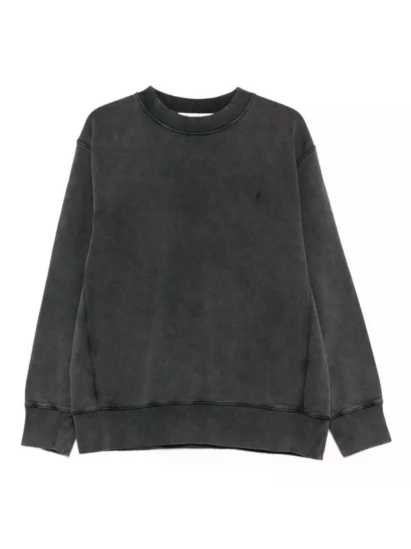 ÉTUDES STUDIO Crew-neck Washed-effect Sweatshirt