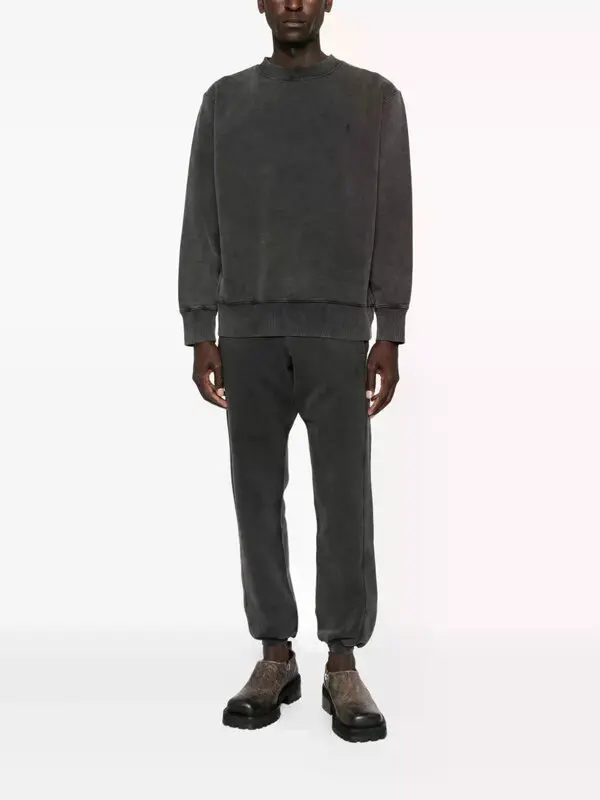 ÉTUDES STUDIO Crew-neck Washed-effect Sweatshirt