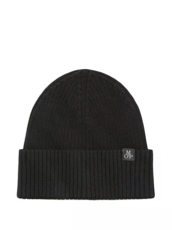 Marc O'polo Ribbed-knit Beanie - Black
