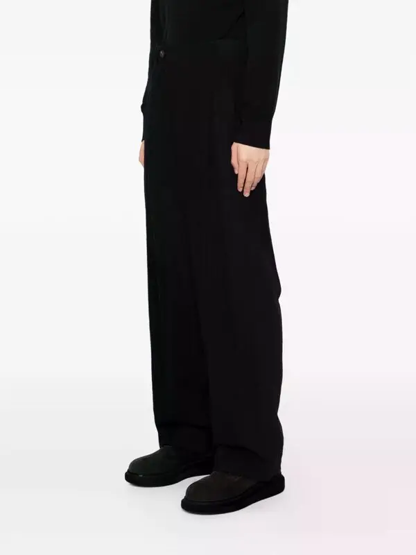 DEVOA Pleated-panel Trousers