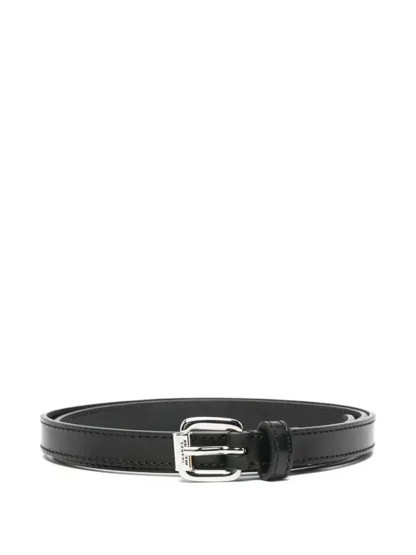 Isabel Marant Buckled Leather Belt - Black