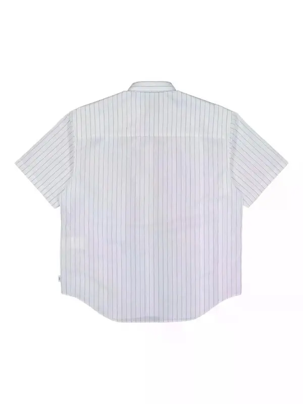 WTAPS Bd 03 Pinstripe-pattern Short-sleeve Shirt