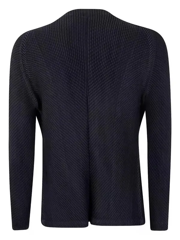 Issey Miyake Pleated Open-front Cardigan