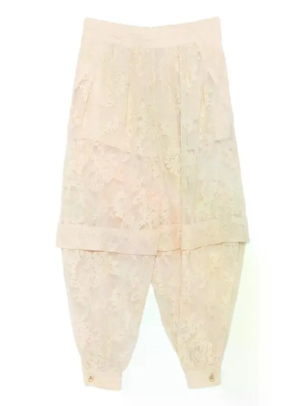 Zimmermann Hypnotic Lace Floral Trousers