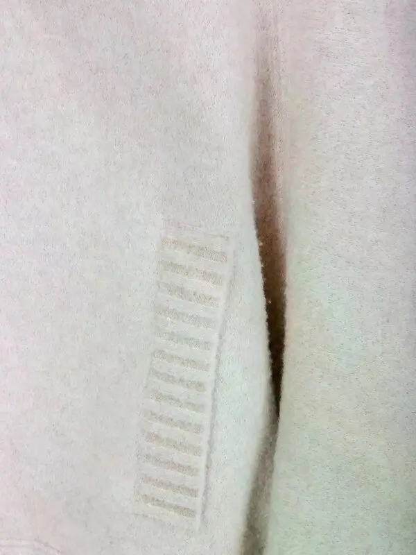 D.exterior Zip-fastening Wool Jacket